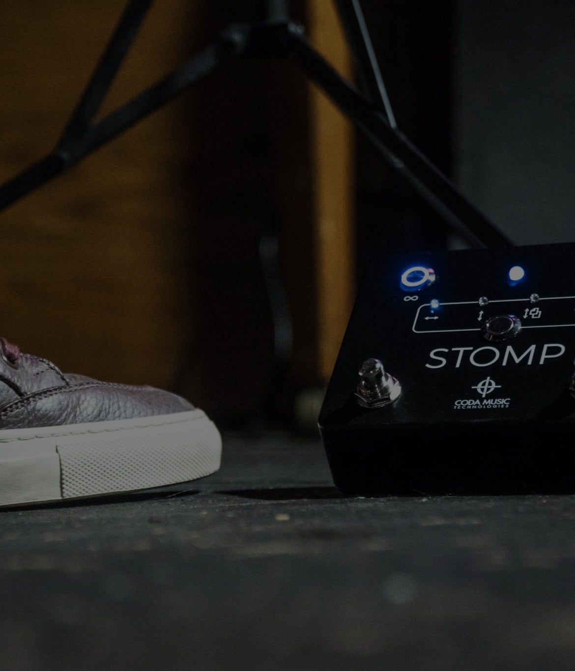 Stomp foot pedal
